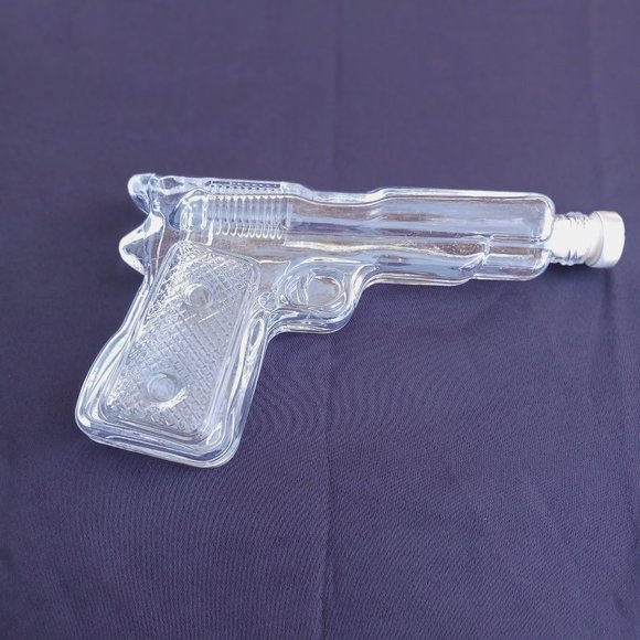 Dining | Gun Shaped Tequila Empty Glass Bottle | Poshmark